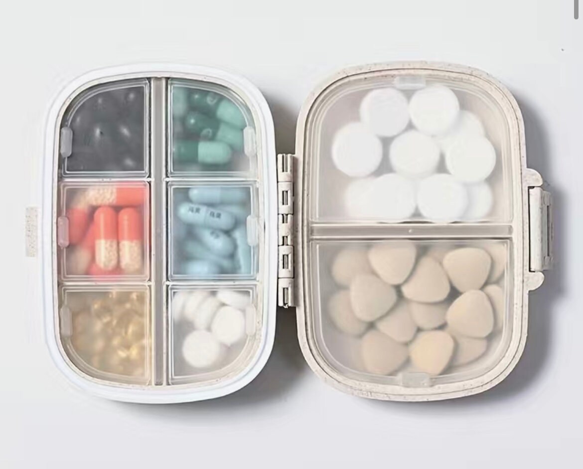 Portable Pill/vitamin Box for Travel - Etsy