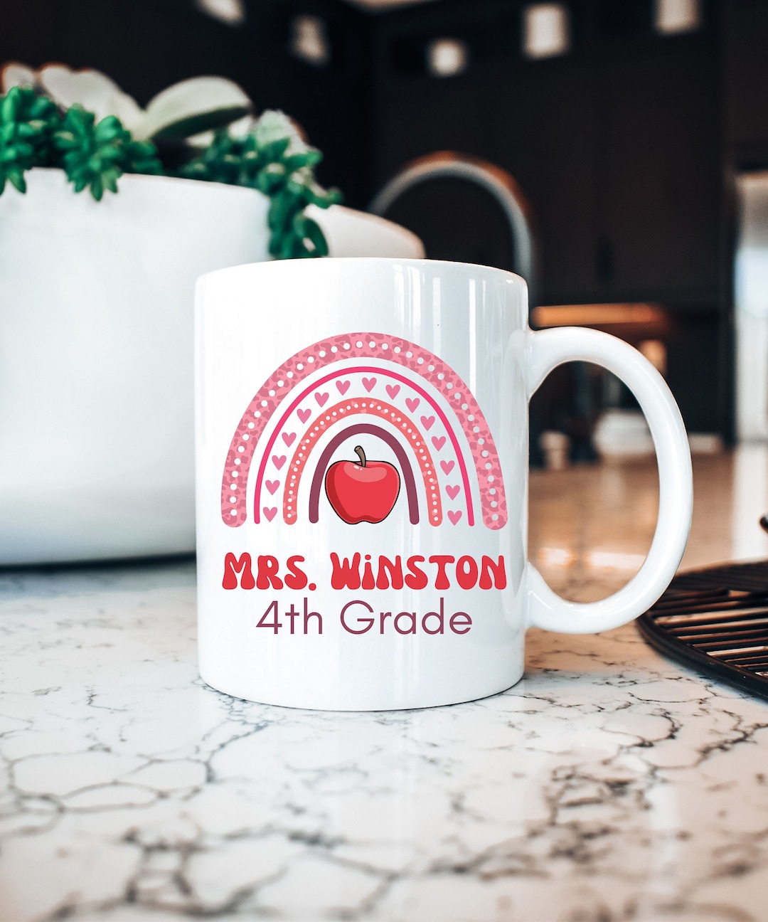 Teacher Appreciation Gift Personalized Mug Gift for Teacher Custom Gift ...