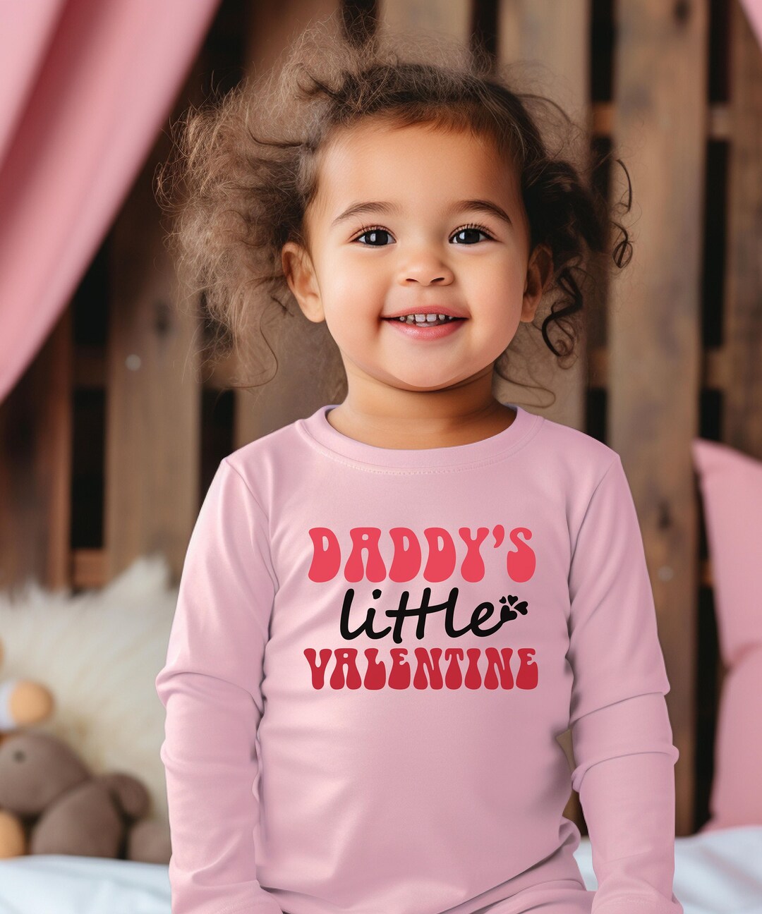 Toddler Valentine Shirt, Daddy's Little Valentine Shirt, Retro Valentine Shirt, Kids Valentine ...