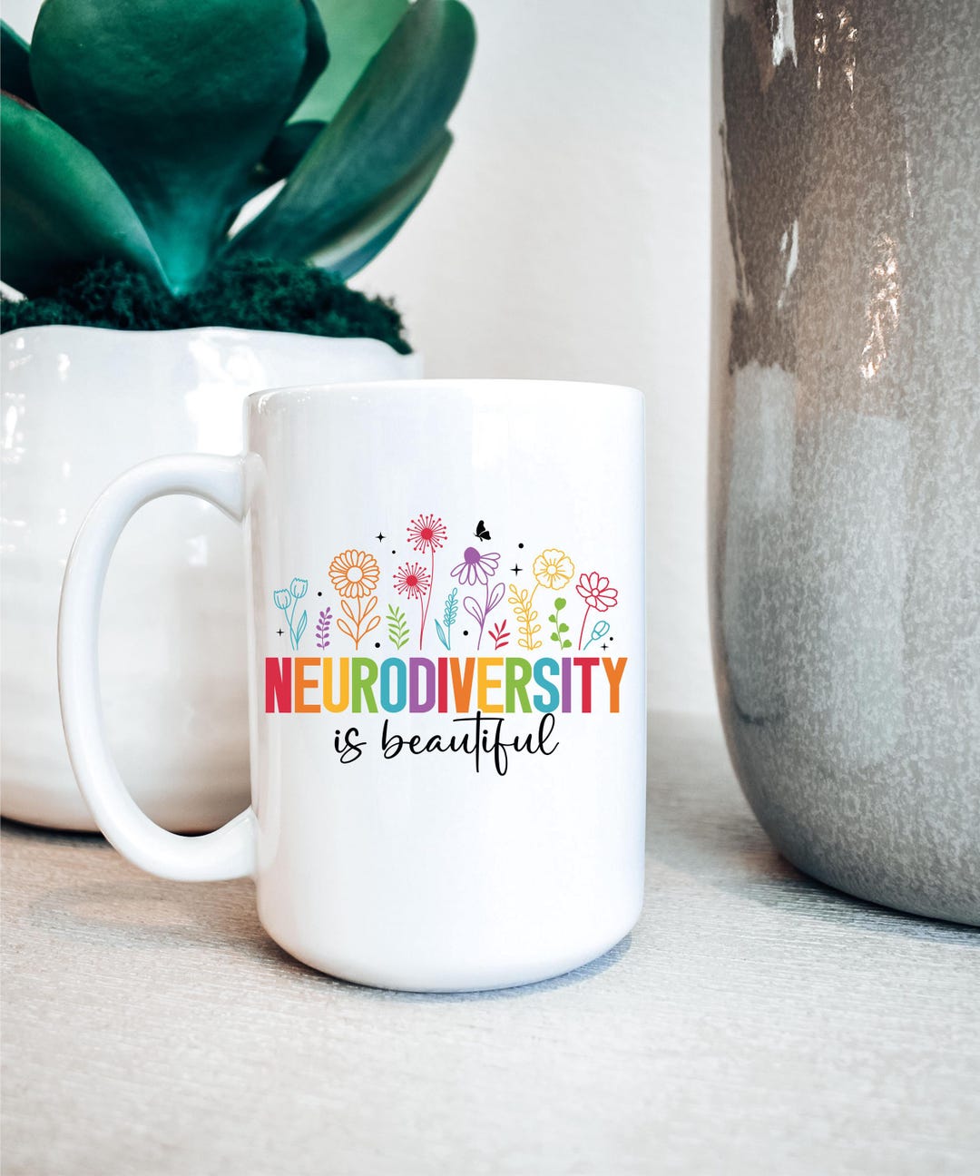 Autism Mug, Neurodiversity Cup, Autism Awareness, Inclusion Teacher ...