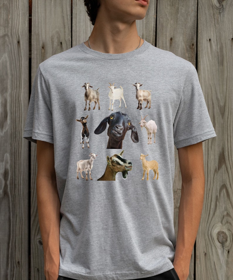 Goat Shirt, Funny Farmer Shirt, Goat Lover Gift, Goat Tee, Cute Goat ...