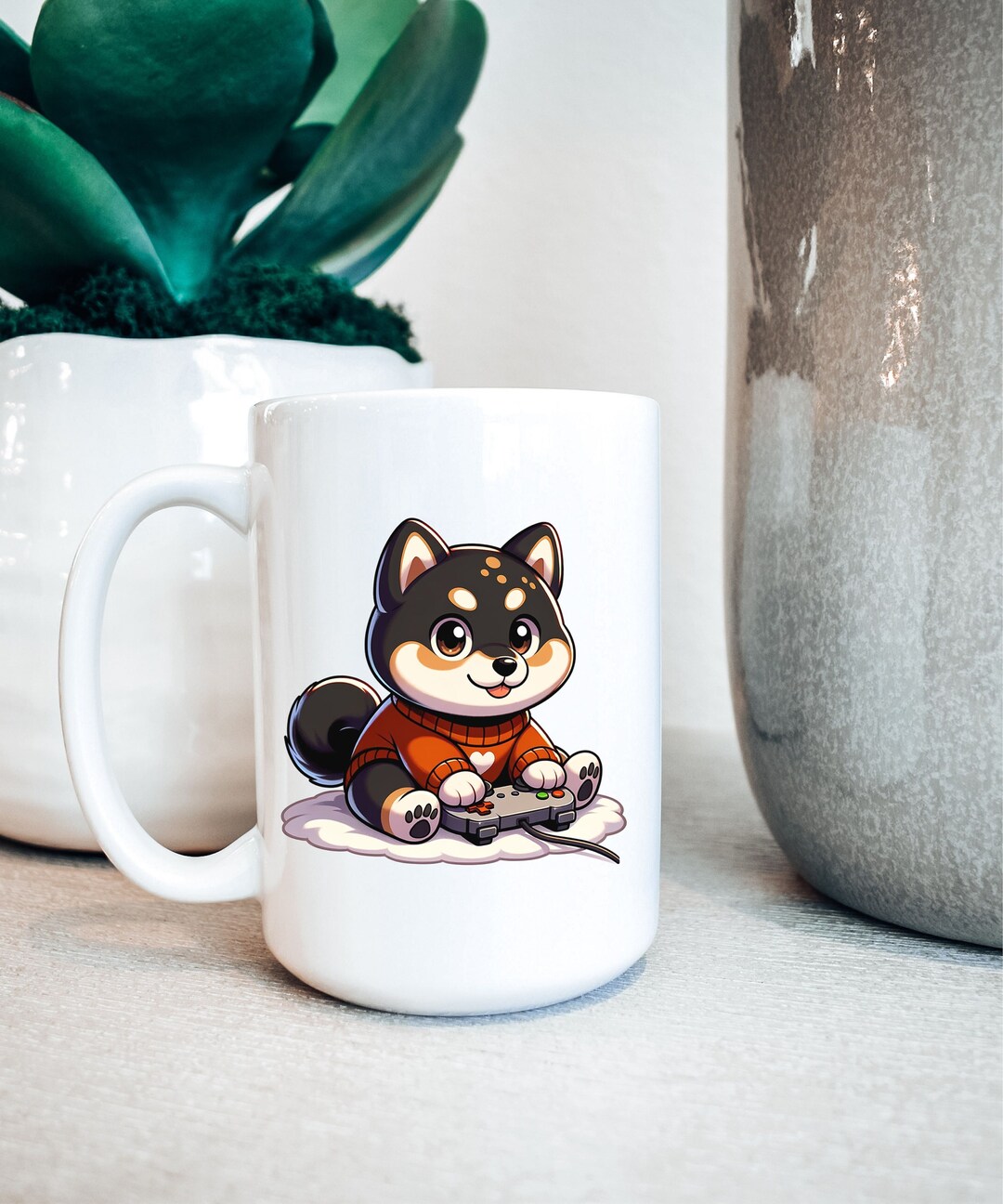 Shiba Inu Mug Video Game Mug Best Birthday Gift for Dog Lover Funny ...