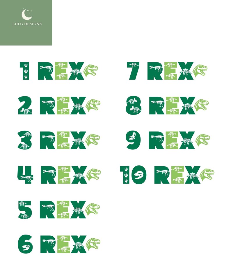Dinosaur Birthday SVG PNG Dxf Jpg Bundle, T-rex Svg, Family Saurus ...