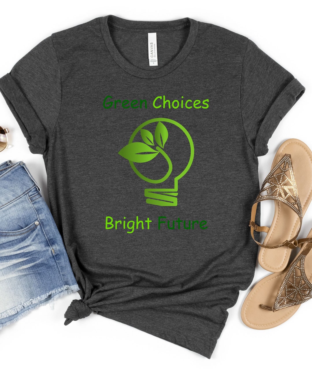Green Choices Bright Future Tee, Sustainable Shirt, Protect Our Oceans ...