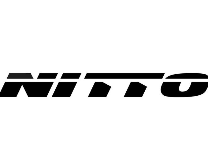 1 NITTO 40 Windshield Banner Decal Sticker Honda Dodge Charger ...