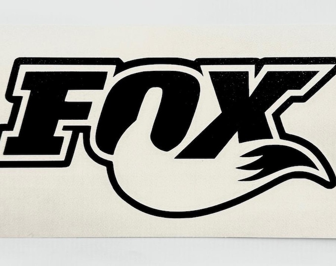 Fox Shocks Logo Decal - Etsy