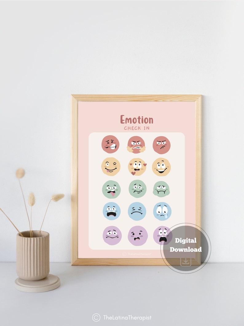 Calming Corner Posters Pink Theme Digital Download - Etsy