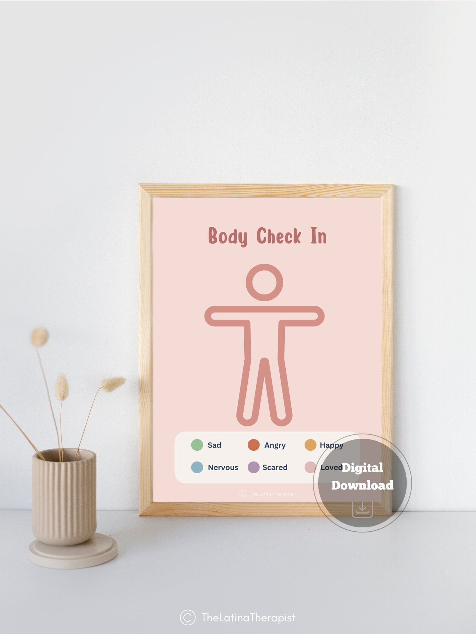 Calming Corner Posters Pink Theme Digital Download - Etsy