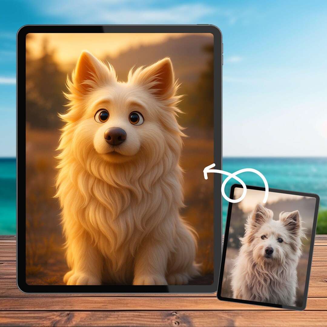 Custom Pixar Style Portrait: Personalized Cartoon Avatar (digital ...