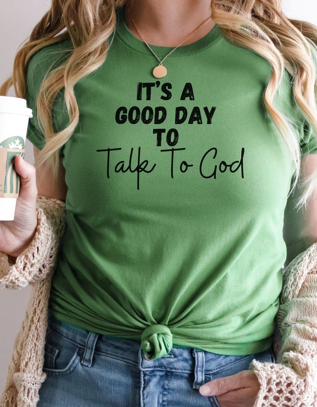 It's A Good Day to Talk to God T-shirt, Religious Shirt, Inspirational ...