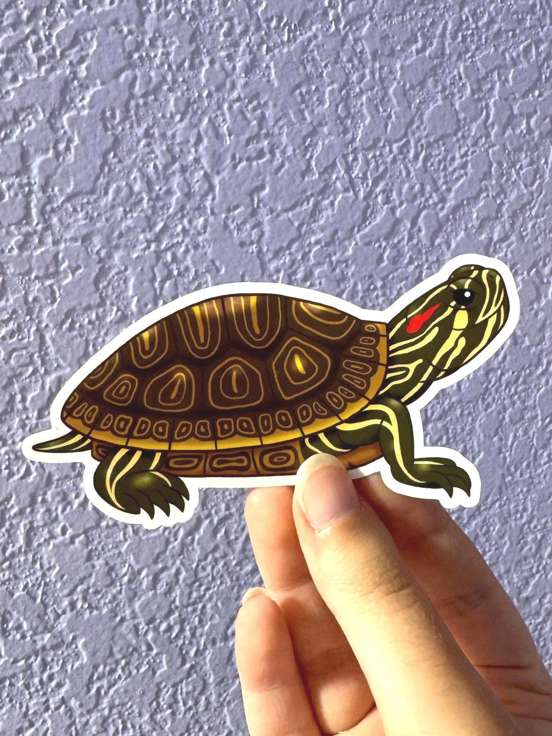 Red-eared Slider Sticker - Etsy