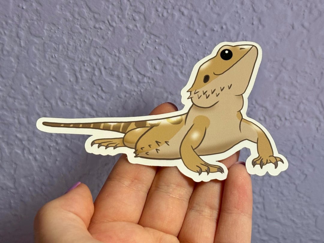 Bearded Dragon Sticker - Etsy