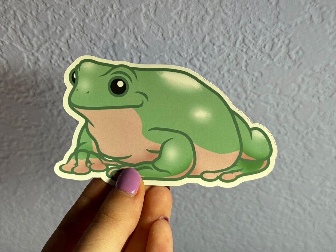 White’s Tree Frog Sticker - Etsy