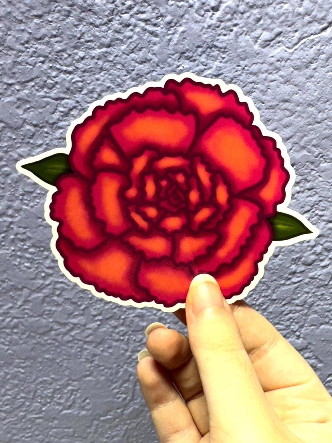Carnation Sticker - Etsy