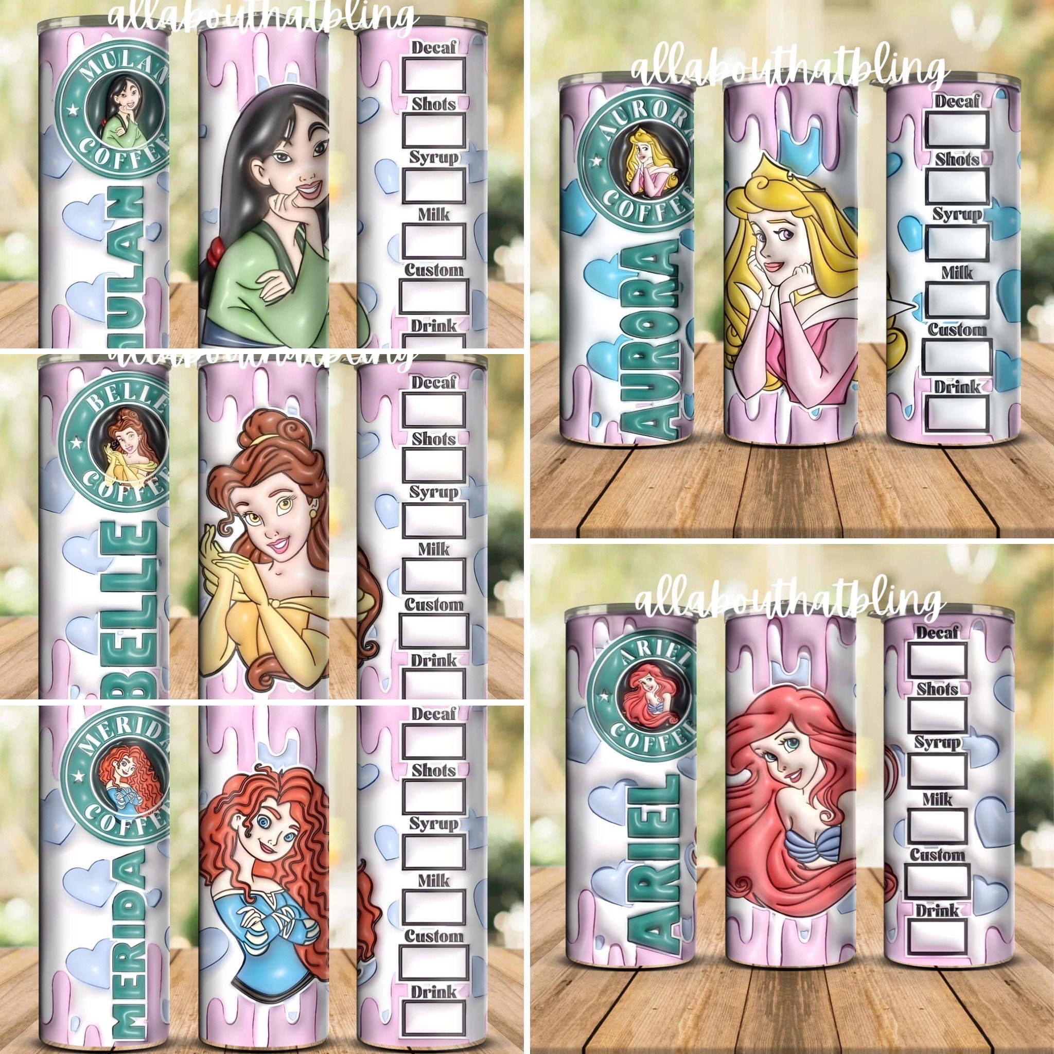 3D Inflate Puff Wrap, Ready to Press Tumbler Wrap, NOT A DIGITAL, 20oz ...