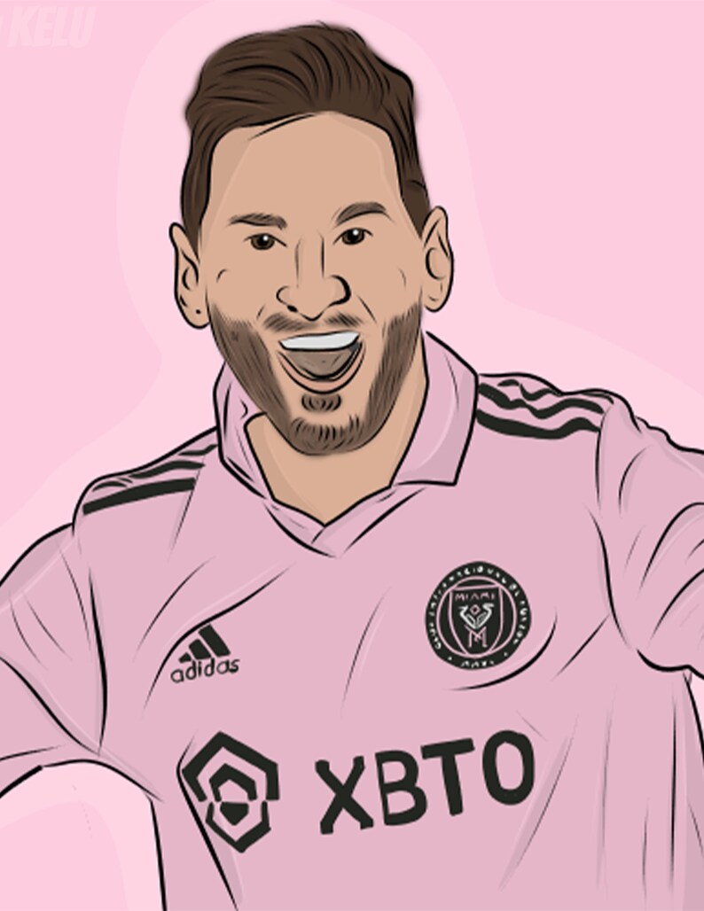 Lionel Messi Print - Etsy