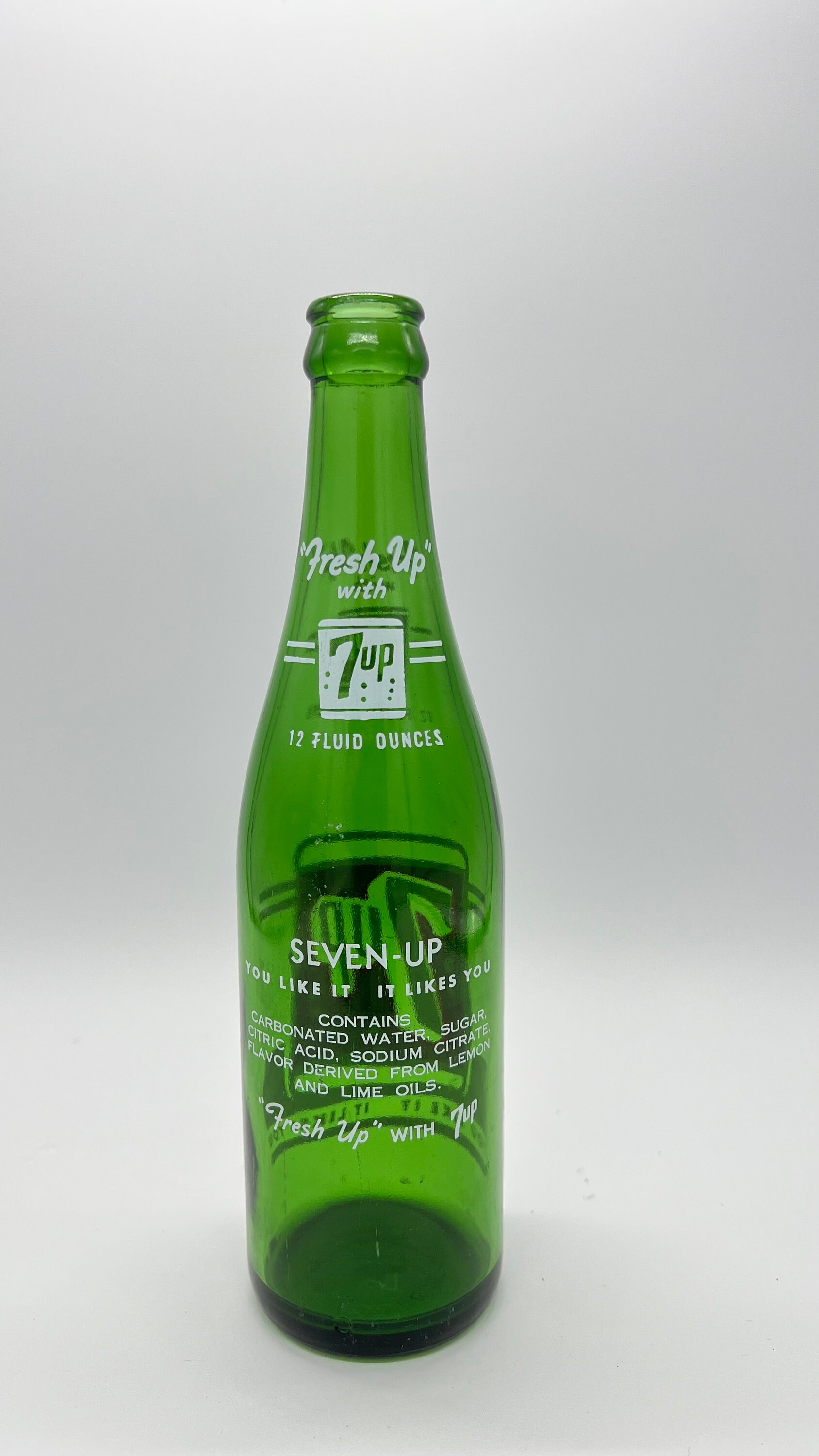 Vintage 7up Bottle - 1960's - Etsy