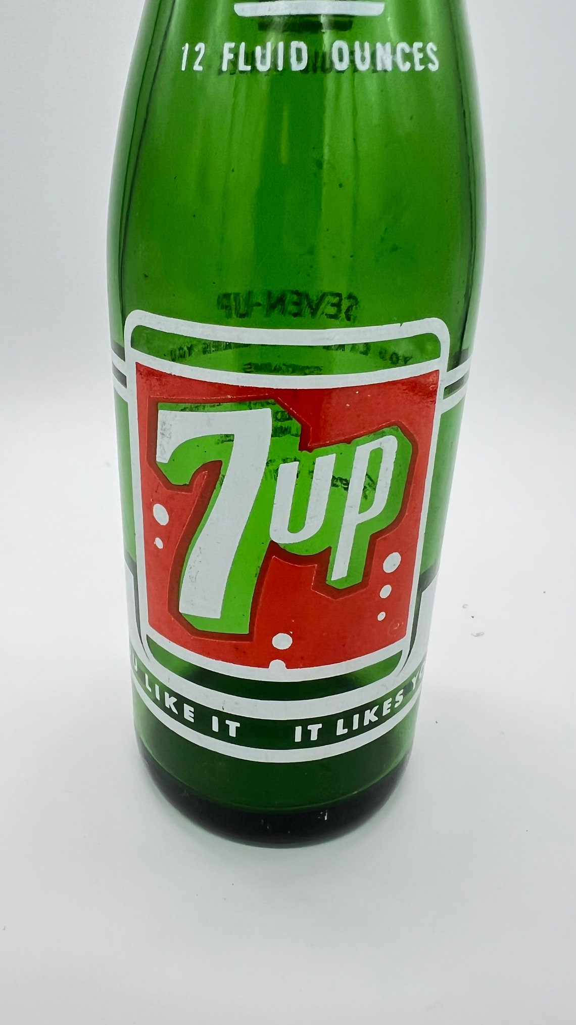 Vintage 7up Bottle - 1960's - Etsy