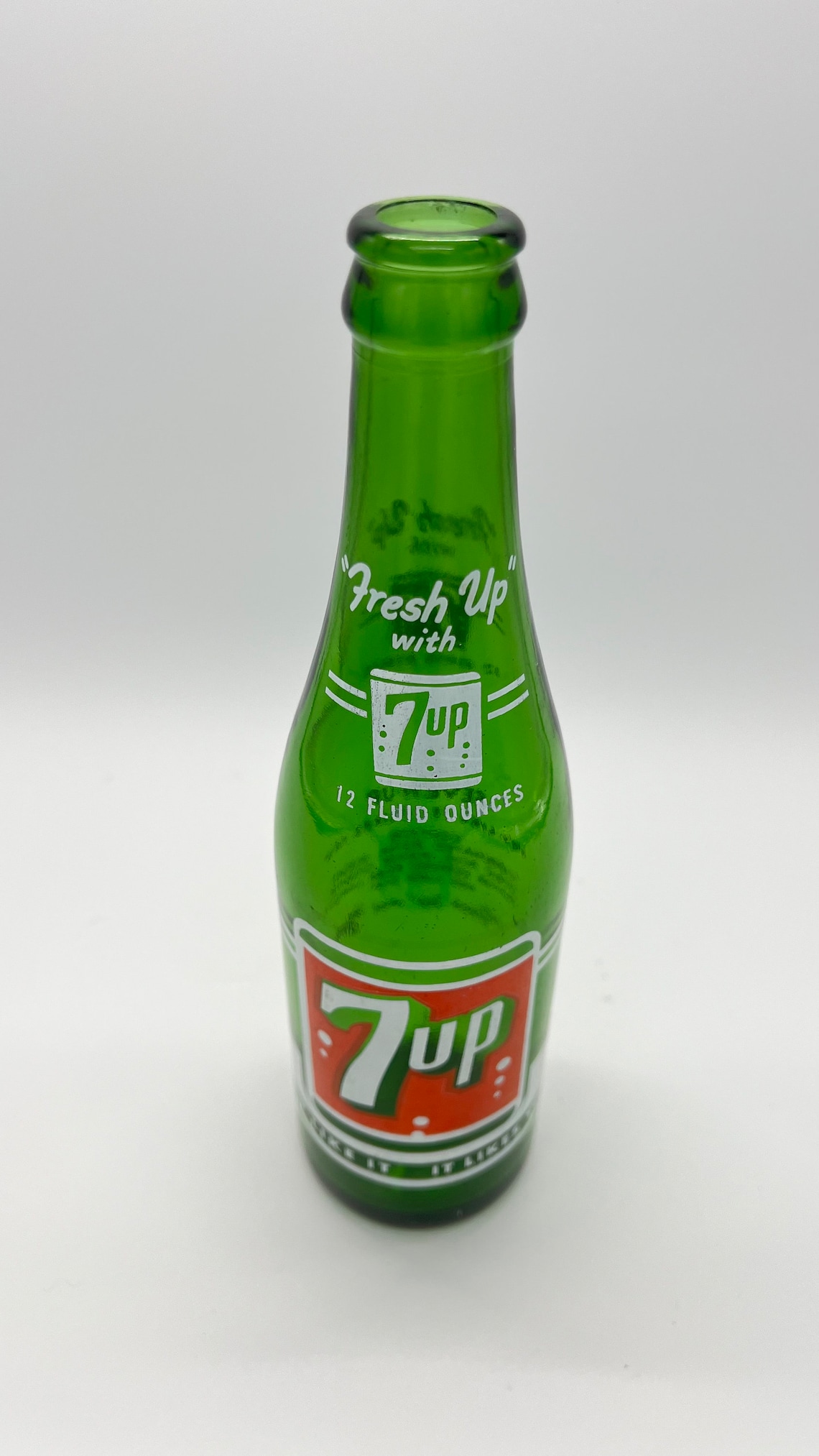 Vintage 7up Bottle - 1960's - Etsy