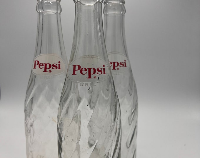Vintage Pepsi Cola Bottle - Etsy