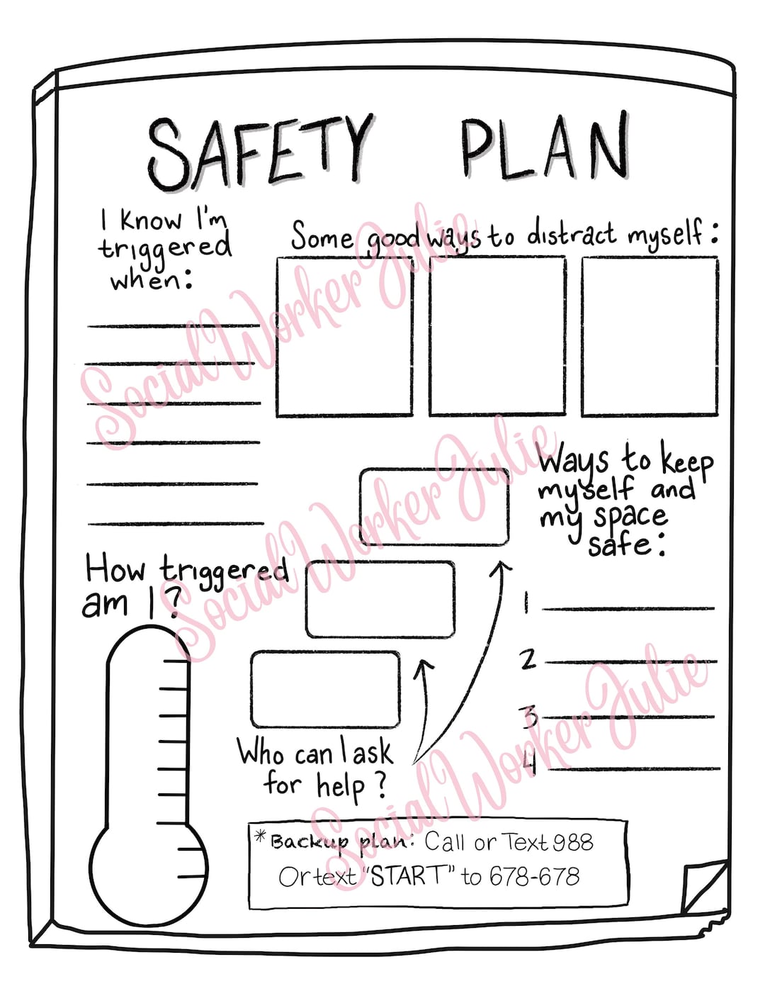 Safety Plan Template - Etsy