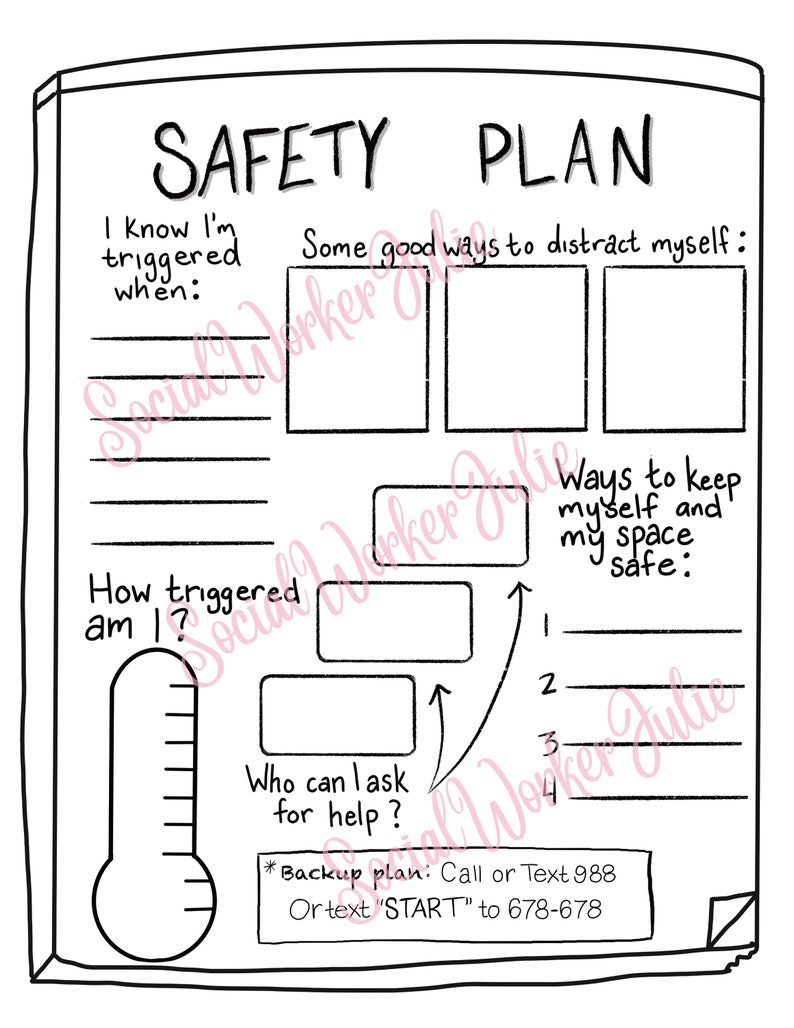 Safety Plan Template - Etsy