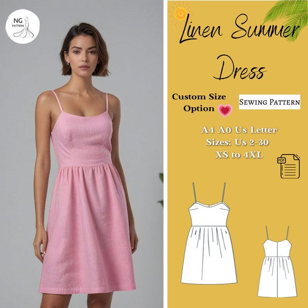 Sewing Pattern Spaghetti Strap - Etsy