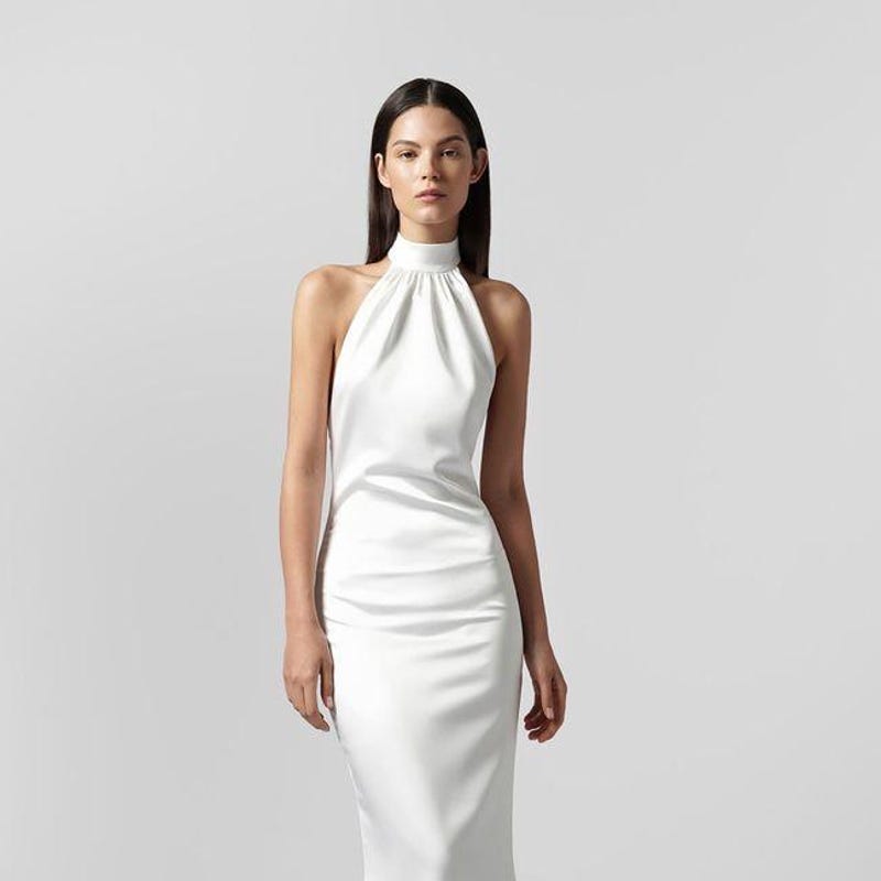 Silk Halter Neck Wedding - Etsy