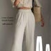 Linen Pants Sewing Pattern: Wide Leg Elastic Waist (XS-4XL Digital PDF ...
