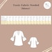 Linen Summer Tunic Top Sewing Pattern, Ruffle Sleeve Tunic Top, Easy ...