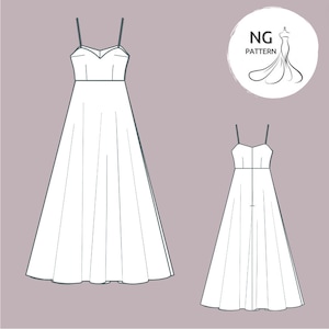 Patron de couture de robe de bal, Robe de cocktail, Modèle de robe de ...