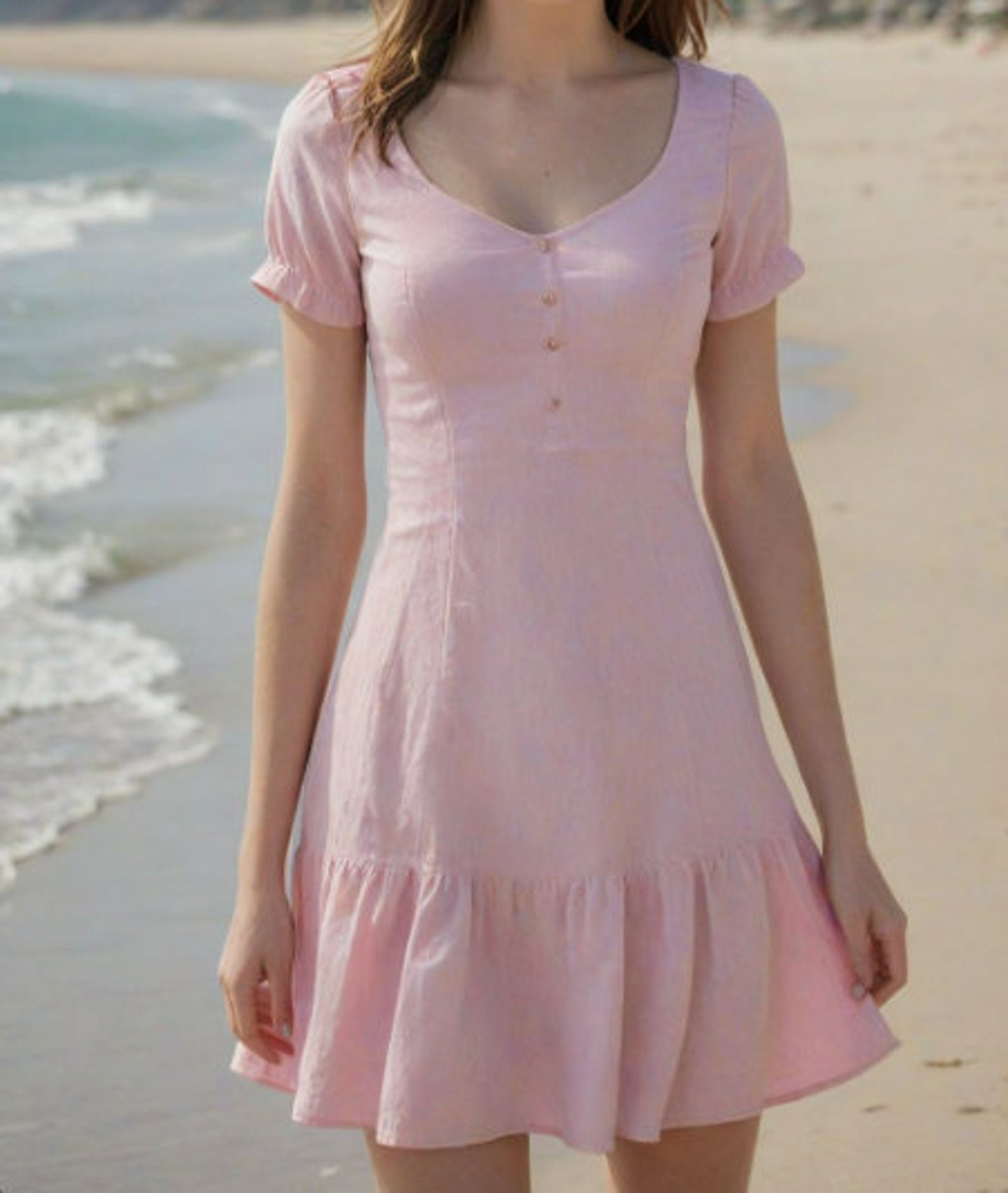 Cottagecore Mini Summer Dress Sewing Pattern, Ruffle Dress Pattern ...