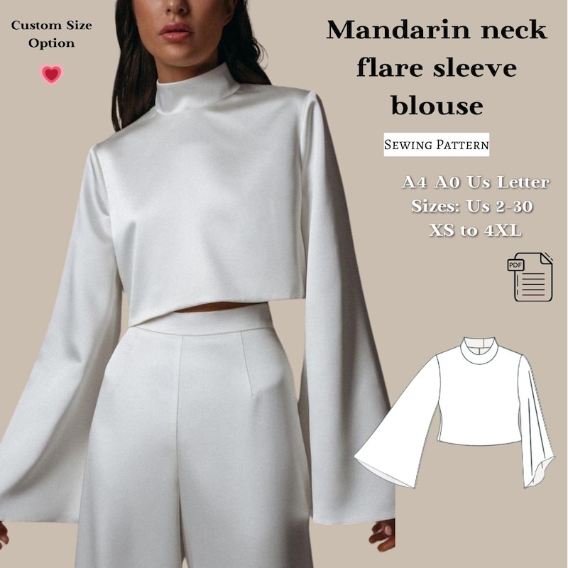 Mandarin Collar - Etsy