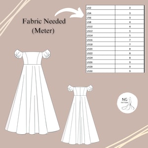 Prom Dress Sewing Pattern, Cocktail Dress, Full Circle Evening Dress ...