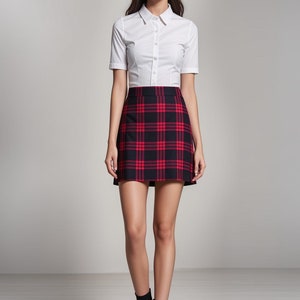 A Line Mini Skirt Sewing Pattern, School Skirt, College Skirt, Mini ...