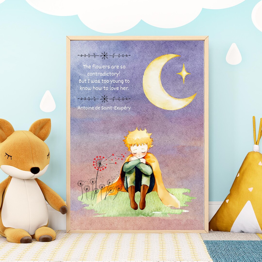 The Little Prince | Digital Download | Literary Quote Wall Art | Book ...