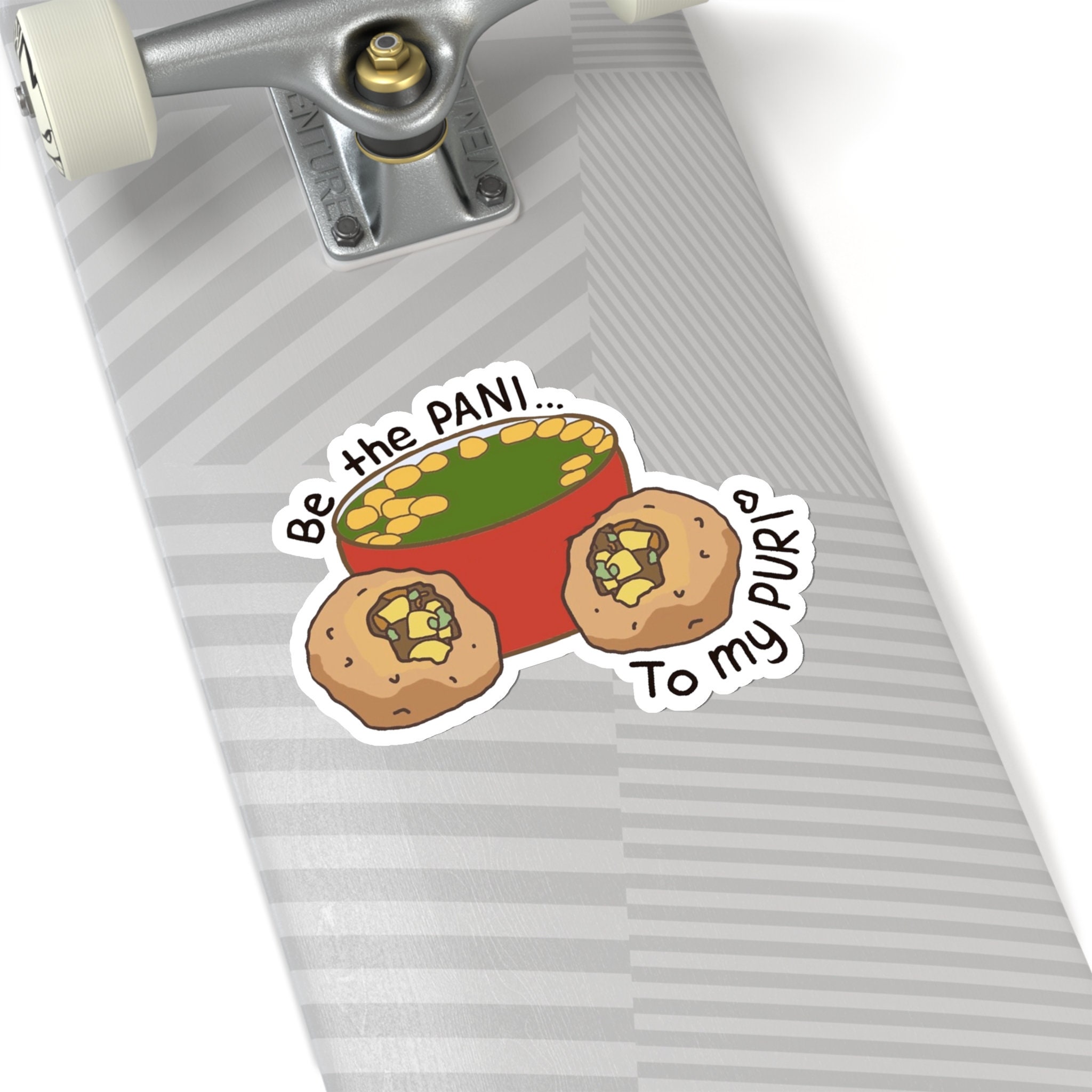 Pani Puri Pun Funny Sticker Decal Bollywood Cultural Pakistani Gol ...
