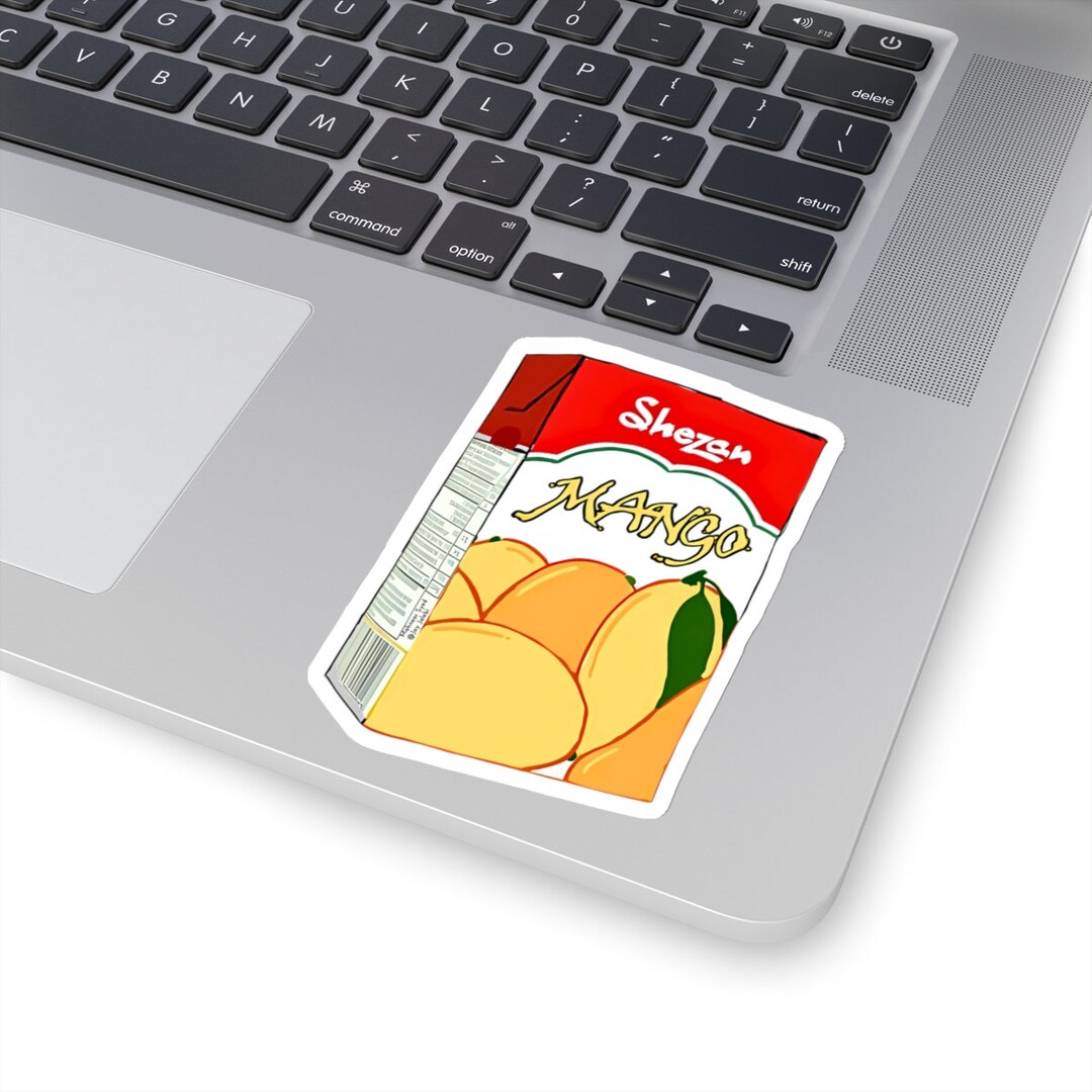 Shezan Mango Juice Sticker Pakistani Beverage Decal Laptop South Asian ...