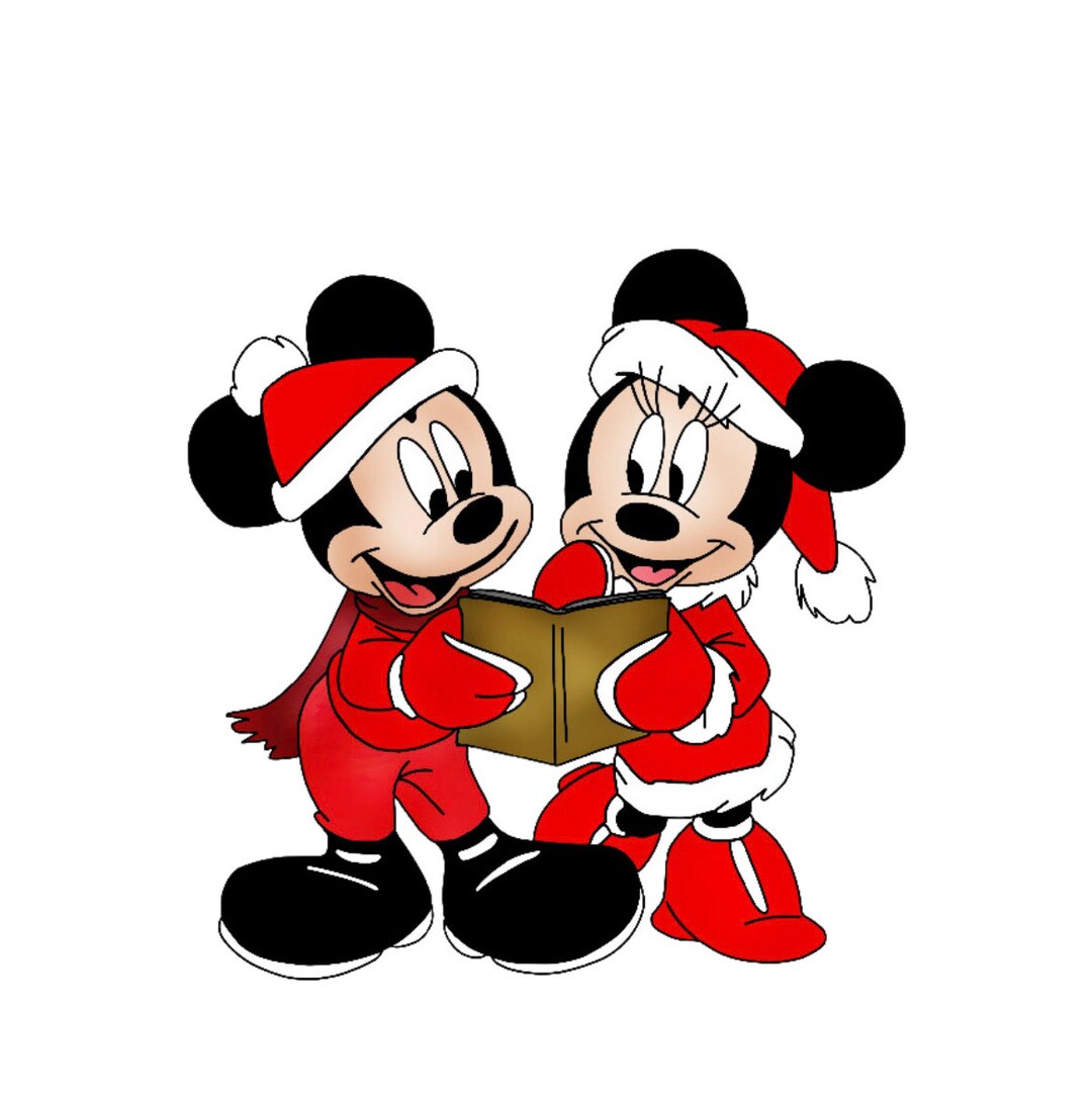 5 Christmas Mickey Designs Minnie PNG Mickey and Friends PNG - Etsy