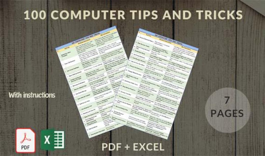 Top 100 Computer Tips and Tricks That Everyone Should Know - Etsy