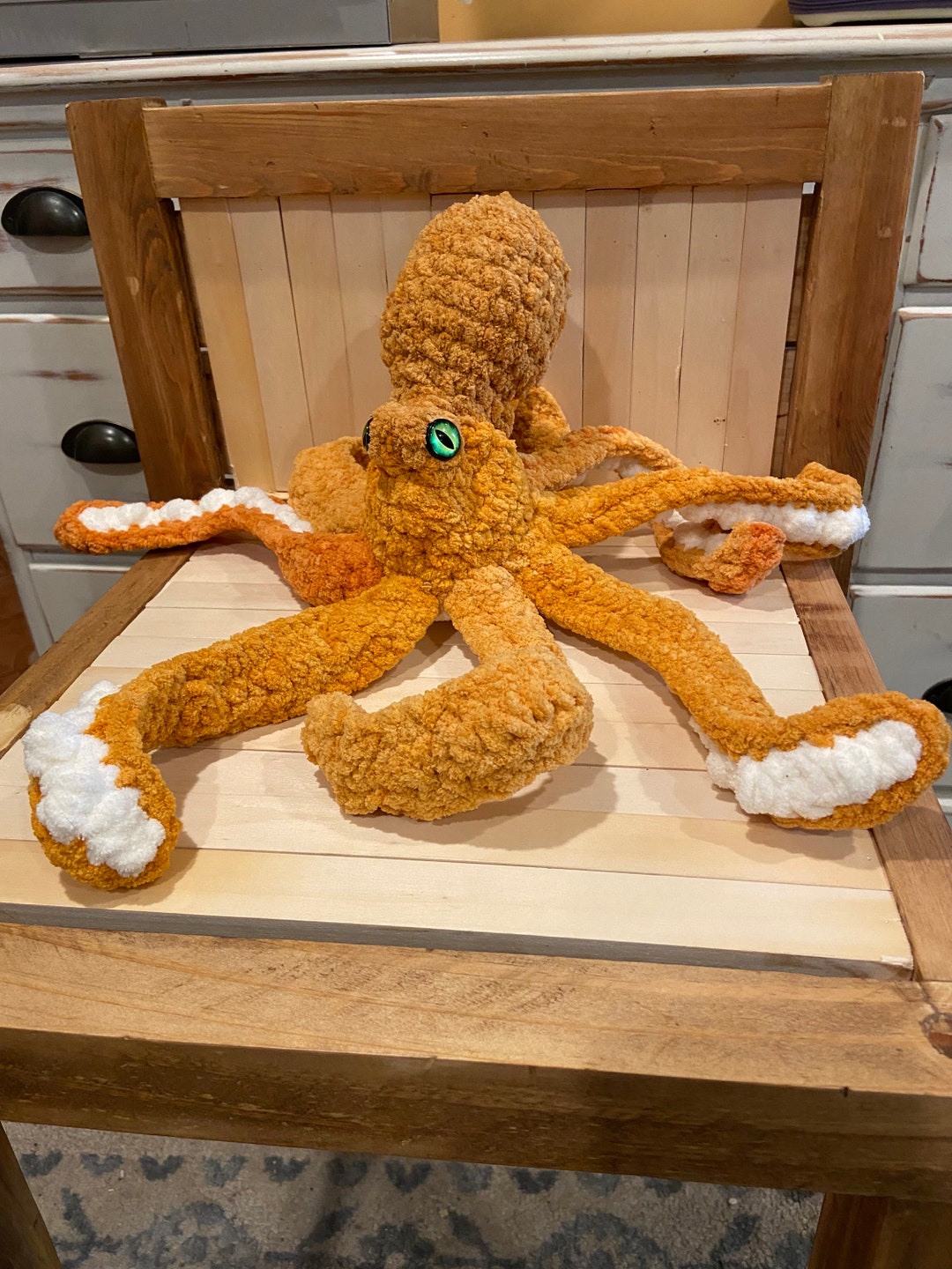 Plush Octopus Sea Monster-made TO ORDER - Etsy