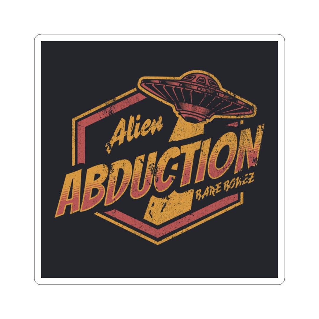 Retro Alien Space Sticker Vinyl Graphic Cool Laptop Sticker - Etsy