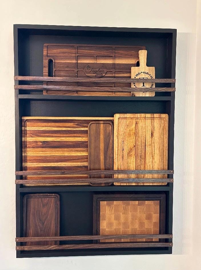 Cutting Board Display - Etsy