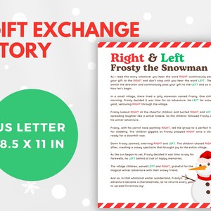 Left Right Christmas Game | Right Left Christmas Game | Frosty the ...