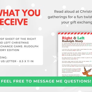 Left Right Christmas Game | Right Left Christmas Game | Rudolph the Red ...