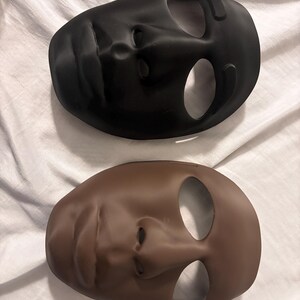 CHROMA Mask (molded Eyebrows) - Etsy