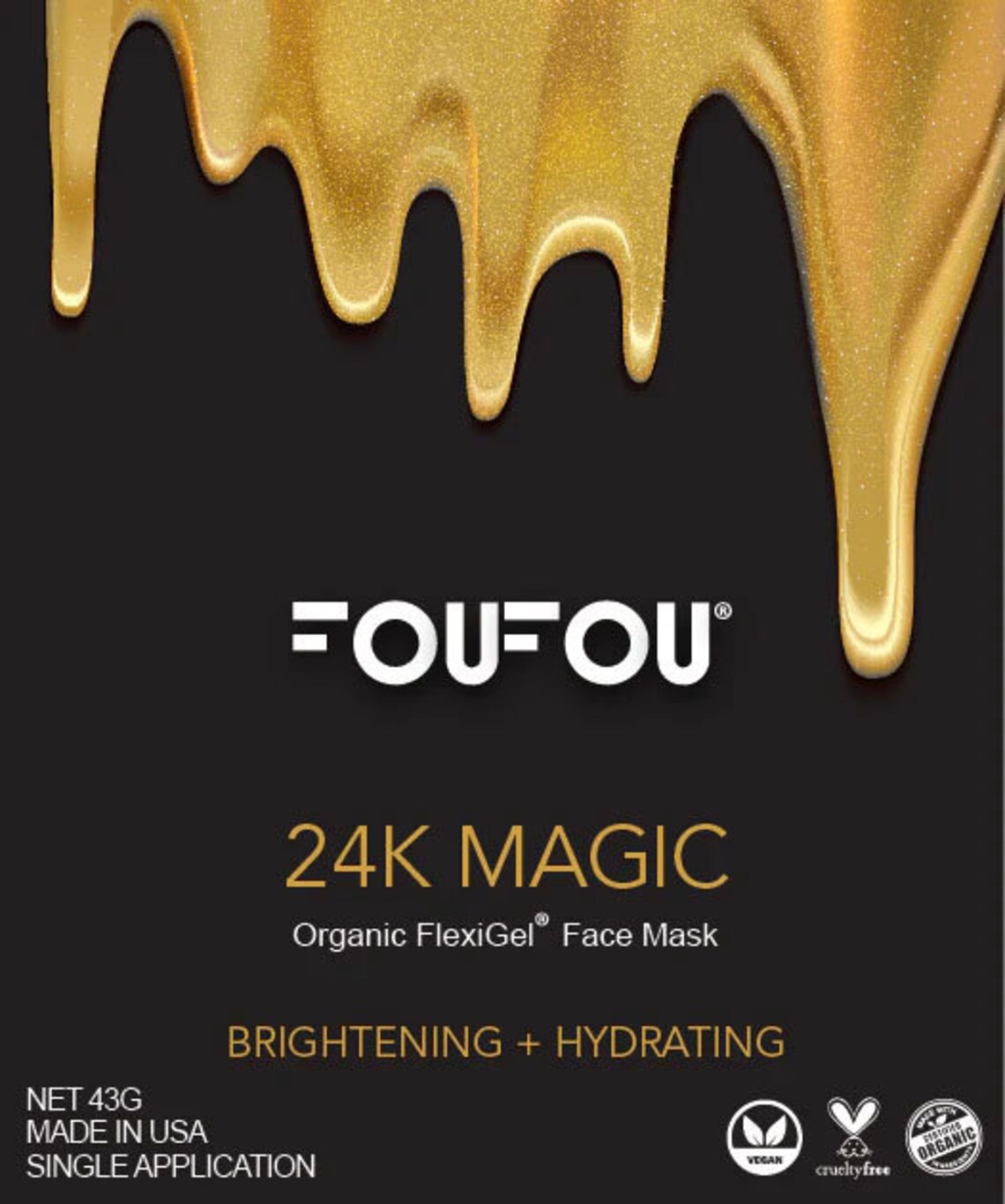 24K Magic Organic Gold Jelly Mask - Etsy