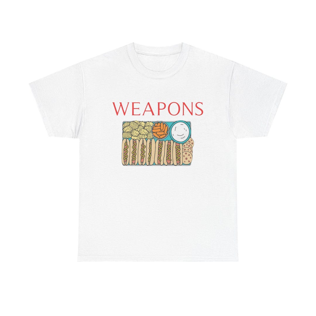 WEAPONS Movie Hot Dog Eating Scene Unisex Heavy Cotton Tee, Weapons ...
