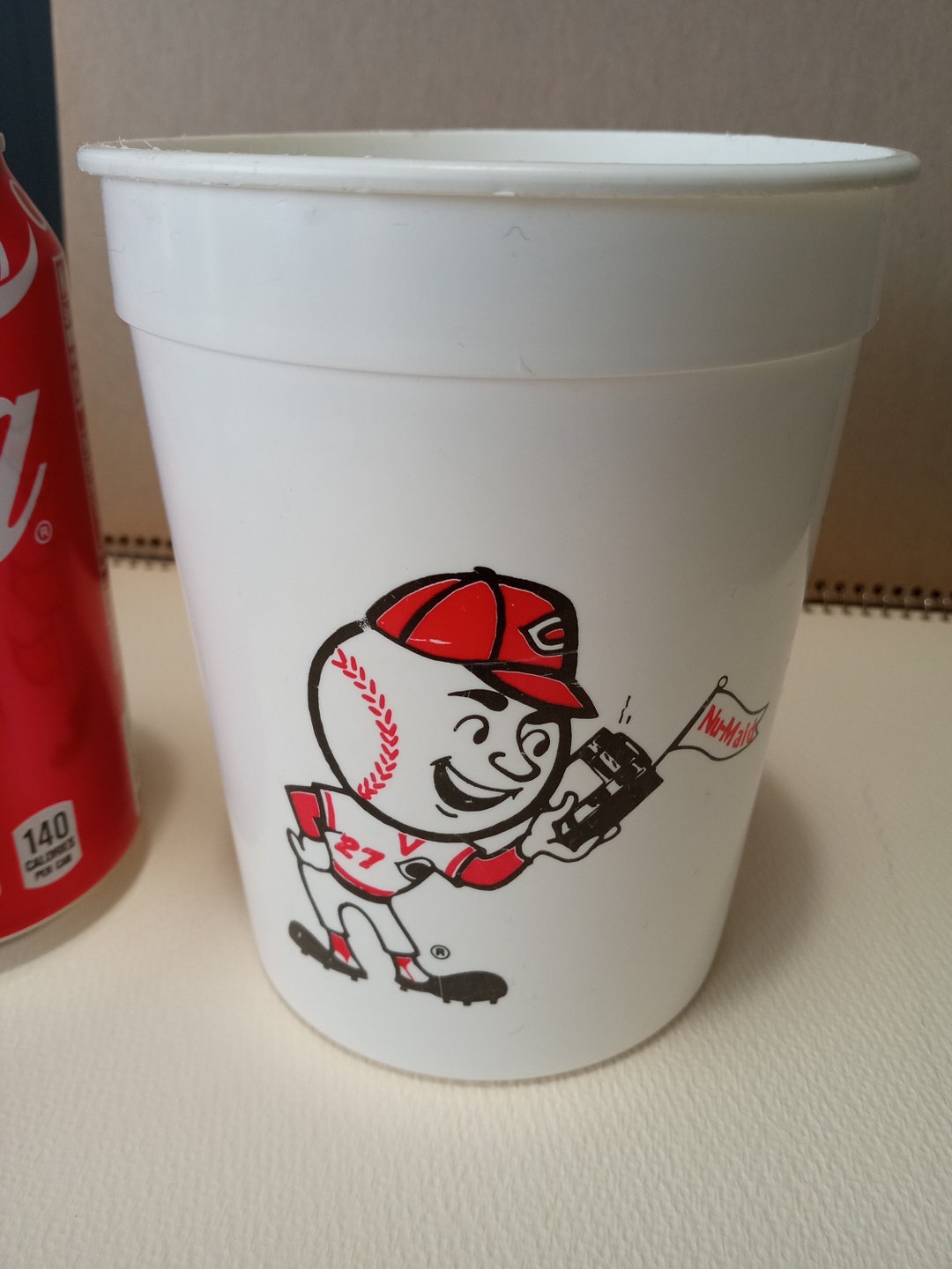 70s Cincinnati Reds Nu-maid Plastic Cups, 1979 - Etsy