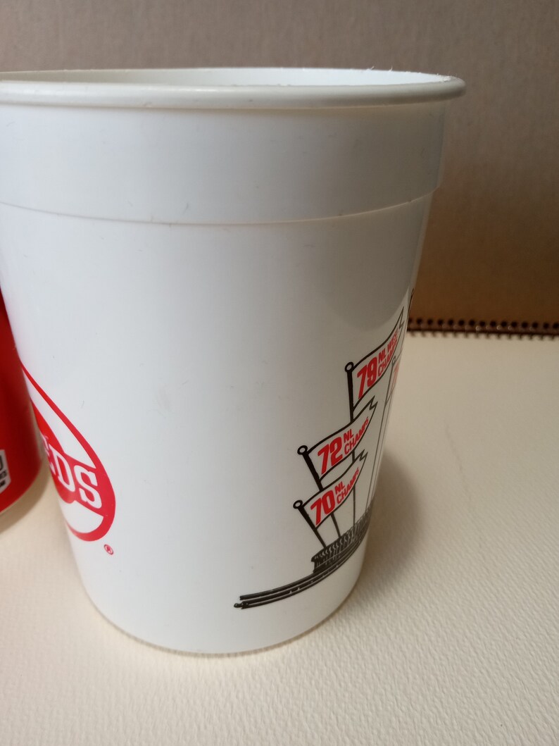 70s Cincinnati Reds Nu-maid Plastic Cups, 1979 - Etsy